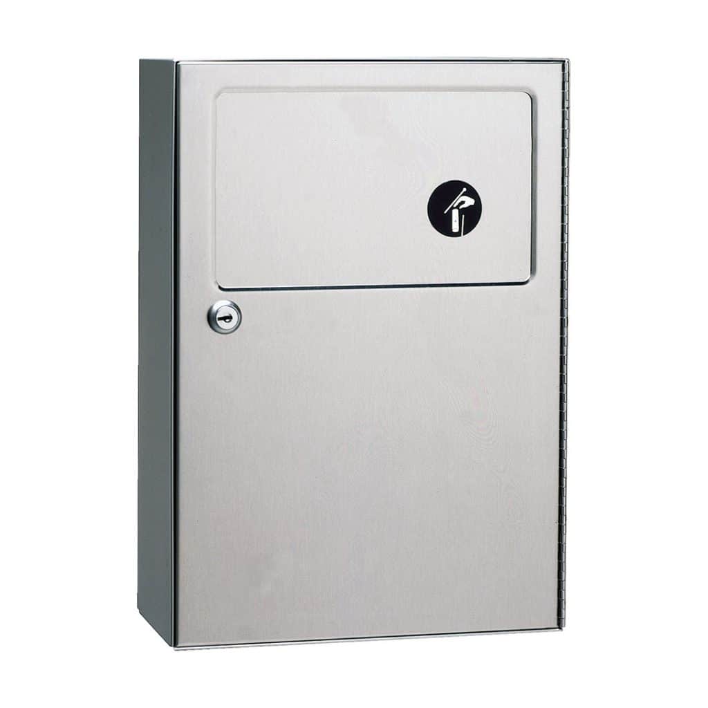 Bobrick Surf. Mount Sanitary Napkin Disp. B-254 - Partition Plus