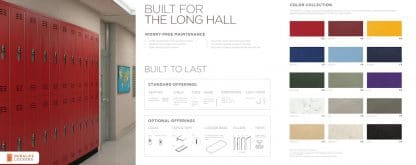 Solid Plastic Lockers | Nationwide Shipping | Partitions Plus