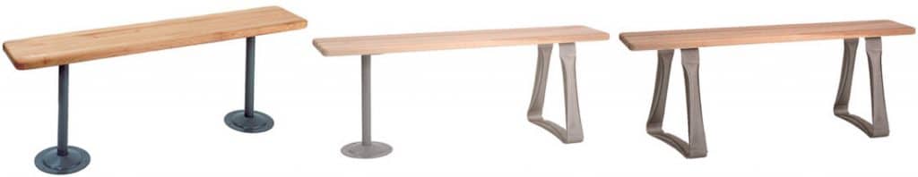 Wooden Bench Options for Locker Rooms | Partitions Plus