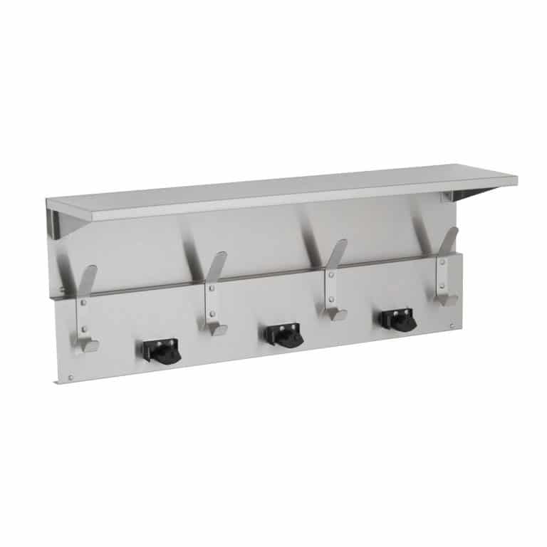 Bobrick Utility Shelf Mop Holders, Hooks B-239 - Partition Plus