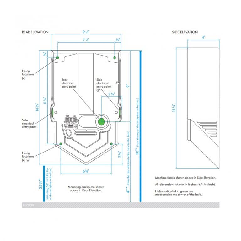 Dyson Airblade V Hand Dryer - Stylish, Meets ADA - Partition Plus