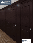 Aria Series Solid Plastic Bahrooms at Partitions Plus