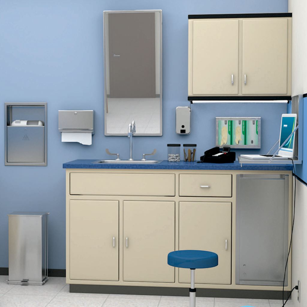 Bobrick Charting Station and Shelf B-7816 - Partition Plus