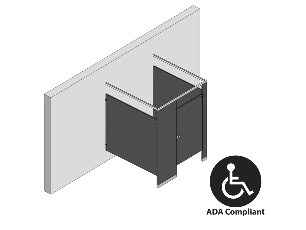 Home / Toilet Partitions / Bathroom Partitions – 1 Stall – Free ...